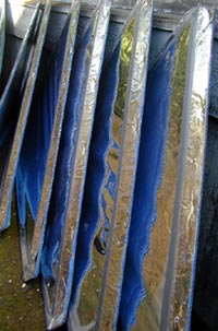 Cardboard Domes - Painting, Duct Taping and Velcroing